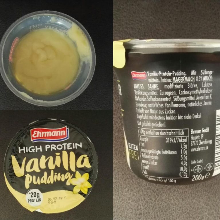 High Protein Pudding Ehrmann | Produktedschungel
