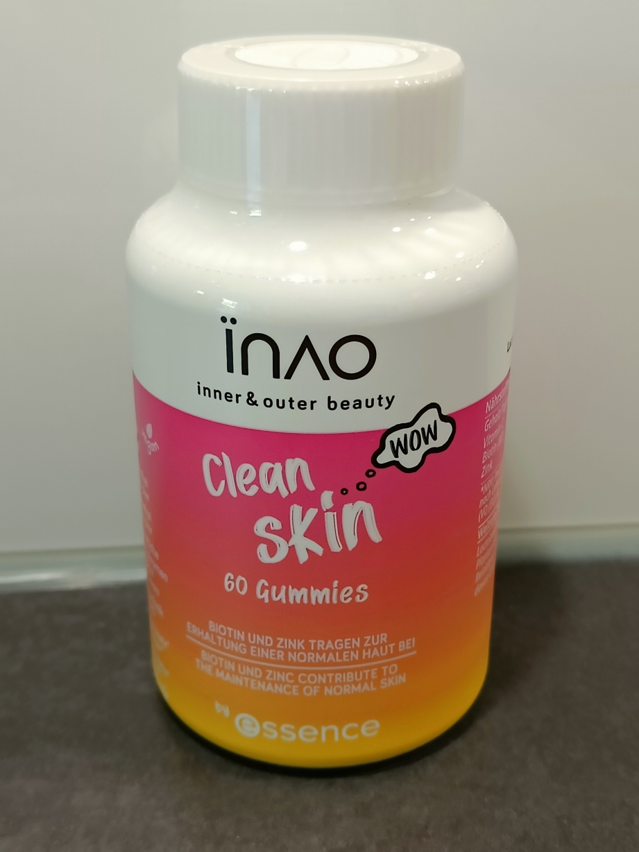 Testbericht zu den Clean Skin Gummies von INAO (Influenster)